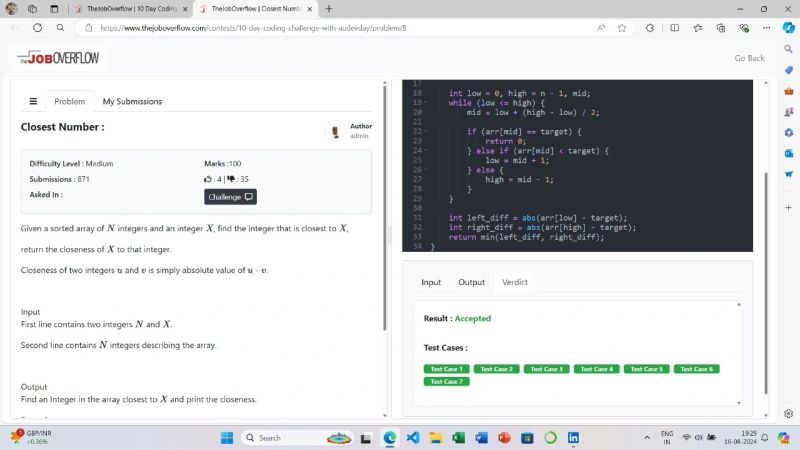 poshala Bharath on LinkedIn: Today I have tackled day 2 problem ... poshala Bharath on LinkedIn: Today I have tackled day 2 problem ...