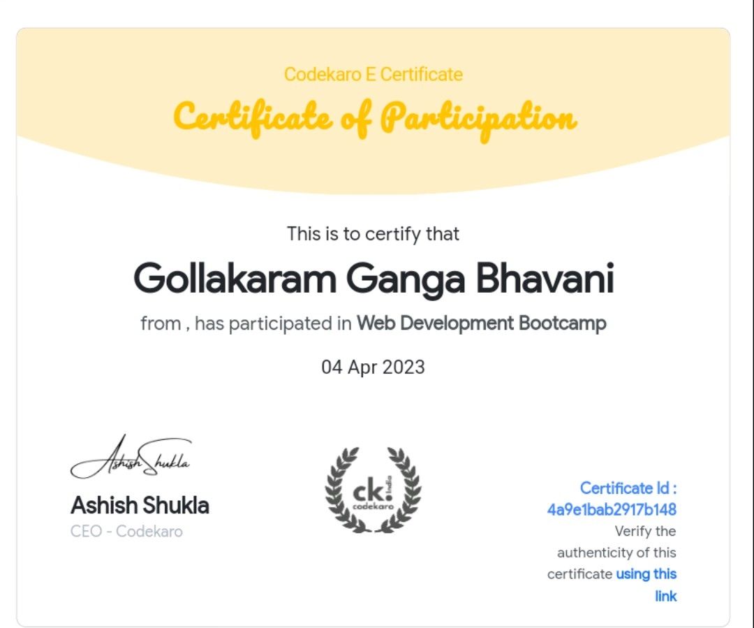#webdevelopment | Ganga Bhavani Gollakaram #webdevelopment | Ganga Bhavani Gollakaram