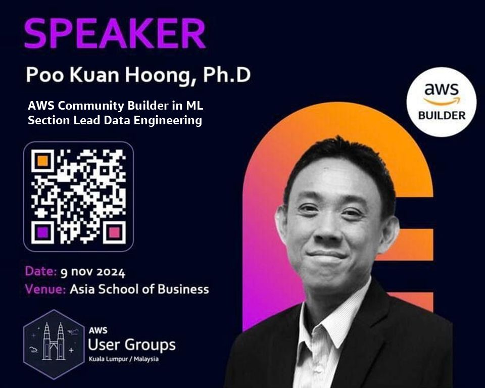 Poo Kuan Hoong, Ph.D on LinkedIn: Will be speaking at AWS Community Day ... Poo Kuan Hoong, Ph.D on LinkedIn: Will be speaking at AWS Community Day ...