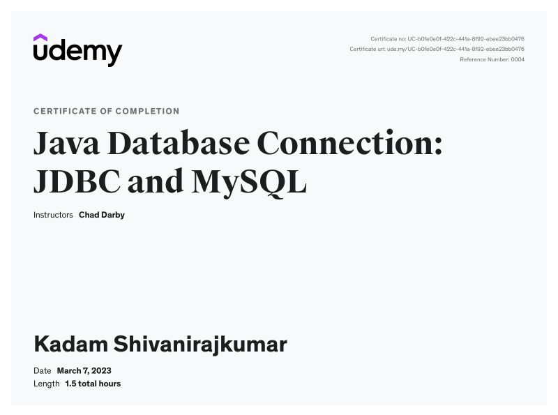 Shivani Kadam on LinkedIn: #java8 #jdbc #mysql #databasedevelopment # ... Shivani Kadam on LinkedIn: #java8 #jdbc #mysql #databasedevelopment # ...