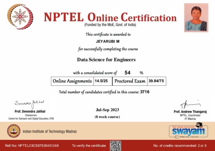 #learning #datascience | Jeyarubi M #learning #datascience | Jeyarubi M
