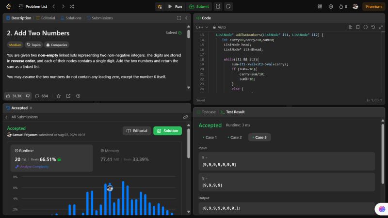 Samuel Priyatam on LinkedIn: #365daysofcode #leetcode #leetcodedaily ... Samuel Priyatam on LinkedIn: #365daysofcode #leetcode #leetcodedaily ...