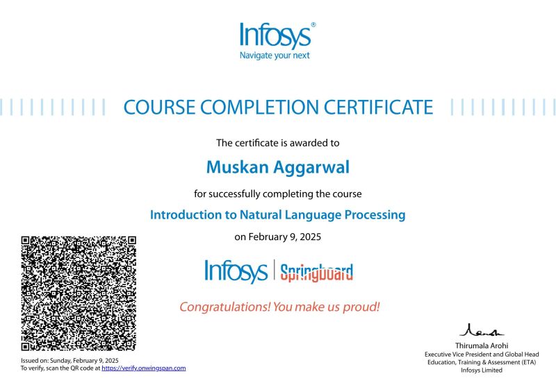 Muskan Aggarwal on LinkedIn: #nlp #ai #machinelearning # ... Muskan Aggarwal on LinkedIn: #nlp #ai #machinelearning # ...