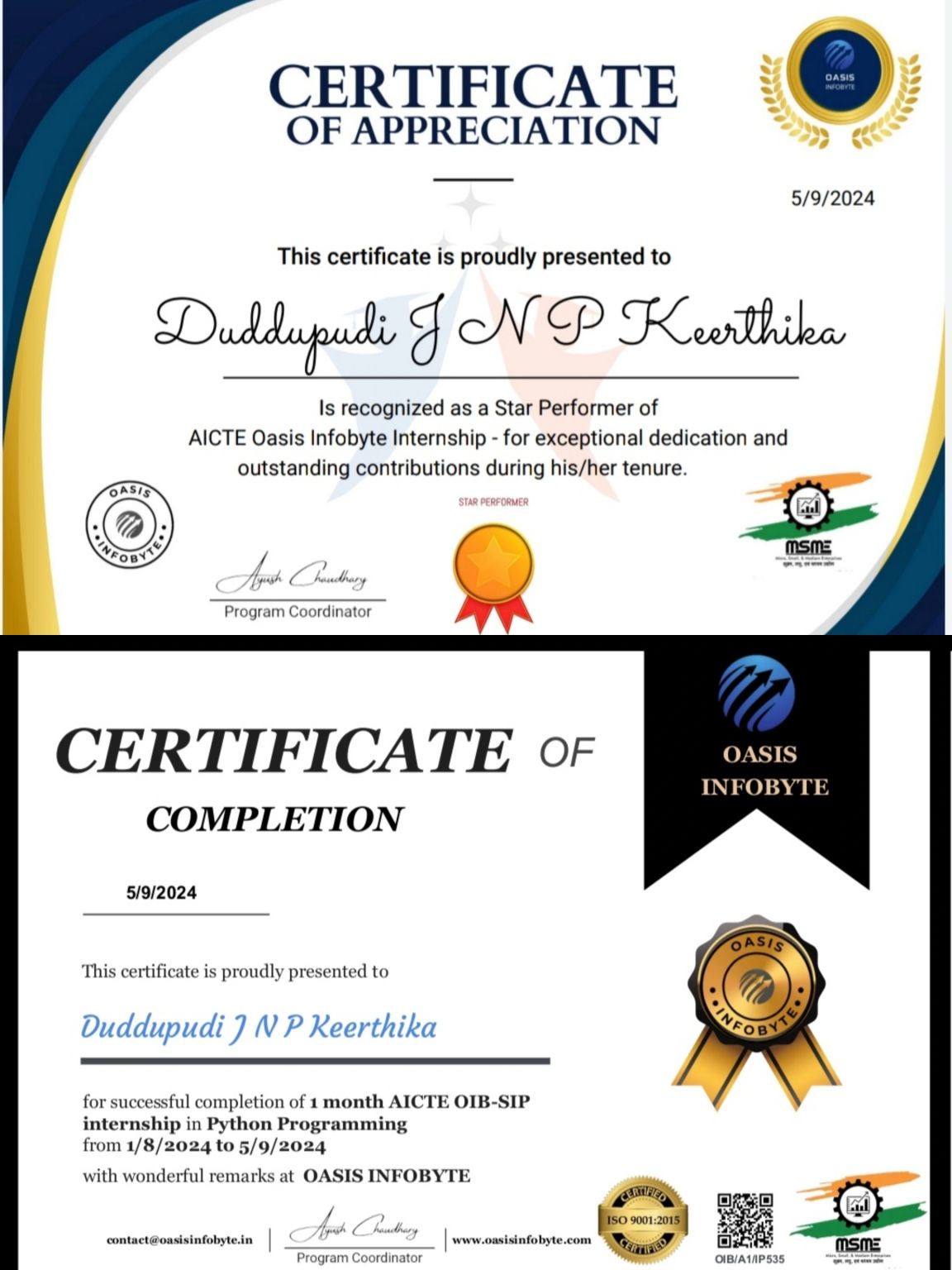 Keerthika Duddupudi on LinkedIn: #internship #codingskills # ... Keerthika Duddupudi on LinkedIn: #internship #codingskills # ...