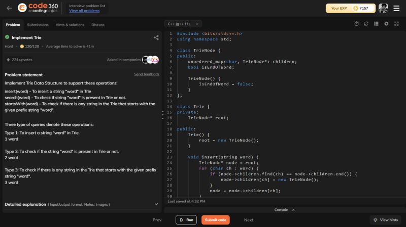 Rohit Chauhan on LinkedIn: #dsa #trie #algorithms #codingchallenge # ... Rohit Chauhan on LinkedIn: #dsa #trie #algorithms #codingchallenge # ...