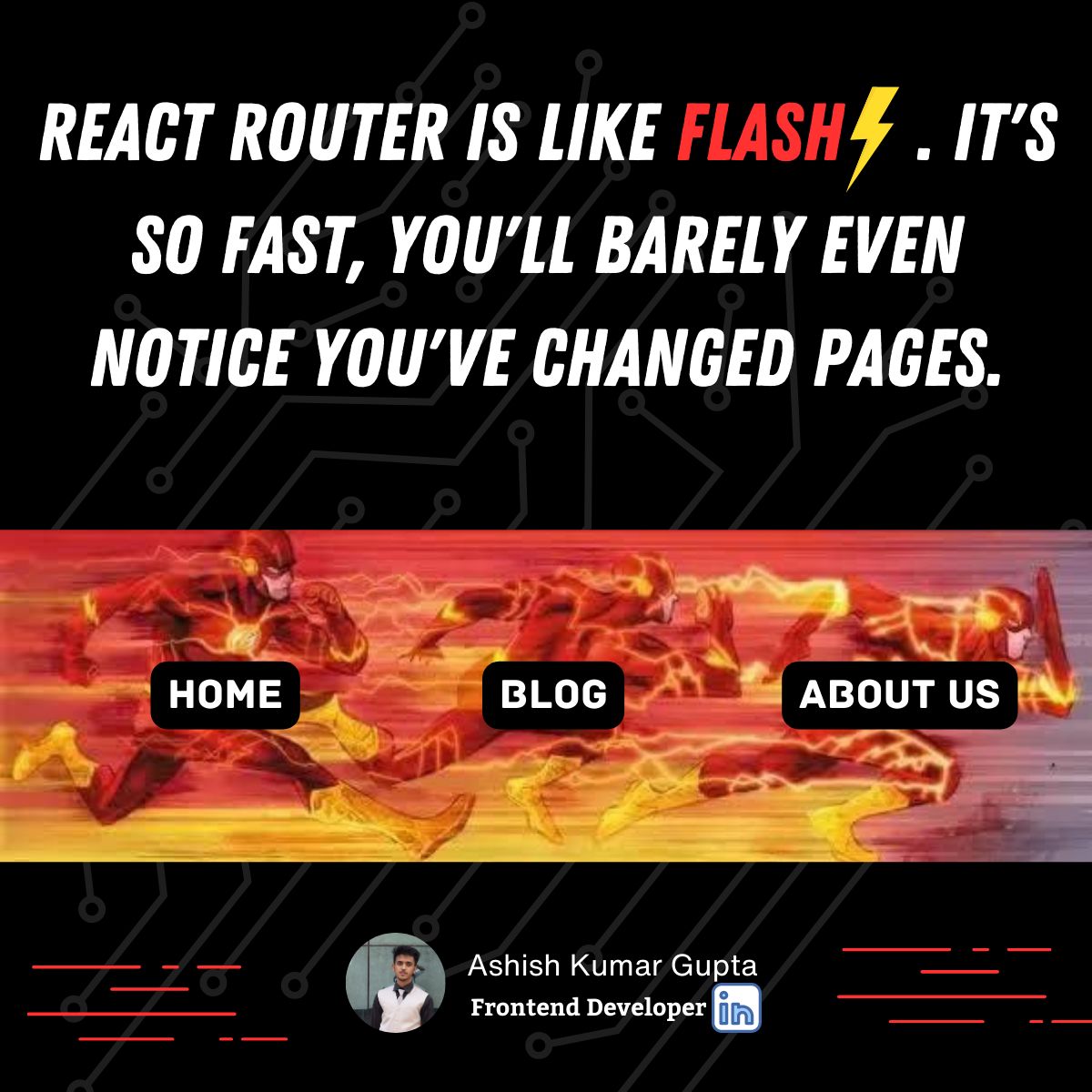 Ashish Kumar Gupta on LinkedIn: #reactrouter #reactjs #reactdeveloper # ... Ashish Kumar Gupta on LinkedIn: #reactrouter #reactjs #reactdeveloper # ...