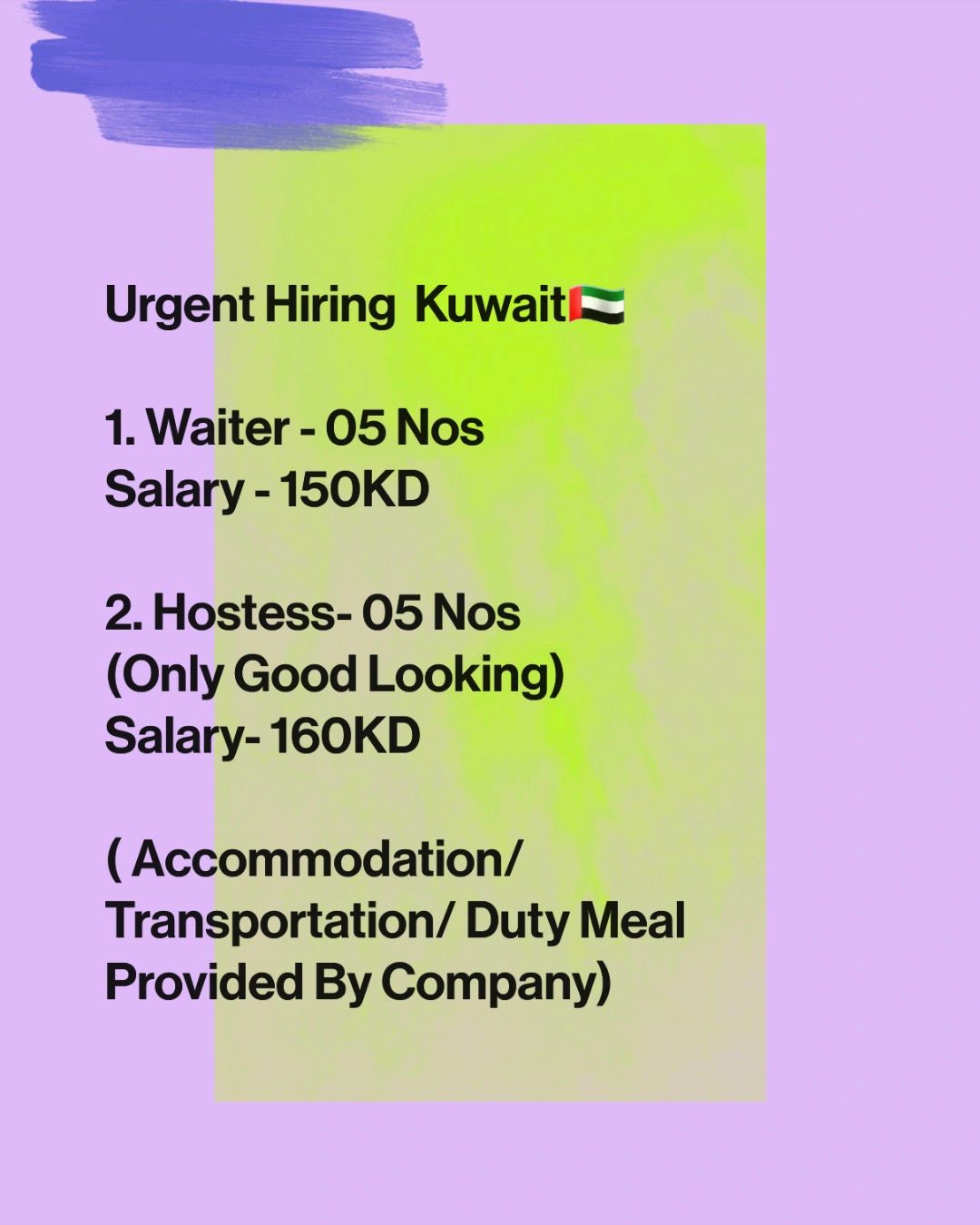 Priya Rathor on LinkedIn: #hiring #kuwaitjobs #finedining #restaurants Priya Rathor on LinkedIn: #hiring #kuwaitjobs #finedining #restaurants