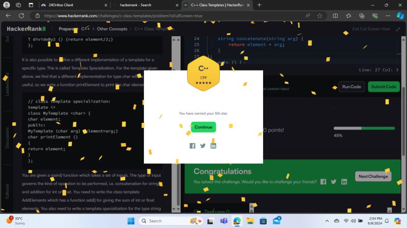 Sarthak Agnihotri on LinkedIn: #coding #cplusplus #hackerrank # ... Sarthak Agnihotri on LinkedIn: #coding #cplusplus #hackerrank # ...