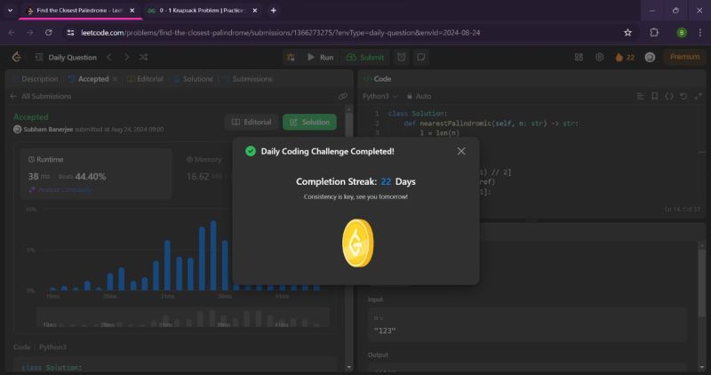 Subham Banerjee on LinkedIn: #50daysofcode #gfg #leetcode #dailychallenge Subham Banerjee on LinkedIn: #50daysofcode #gfg #leetcode #dailychallenge