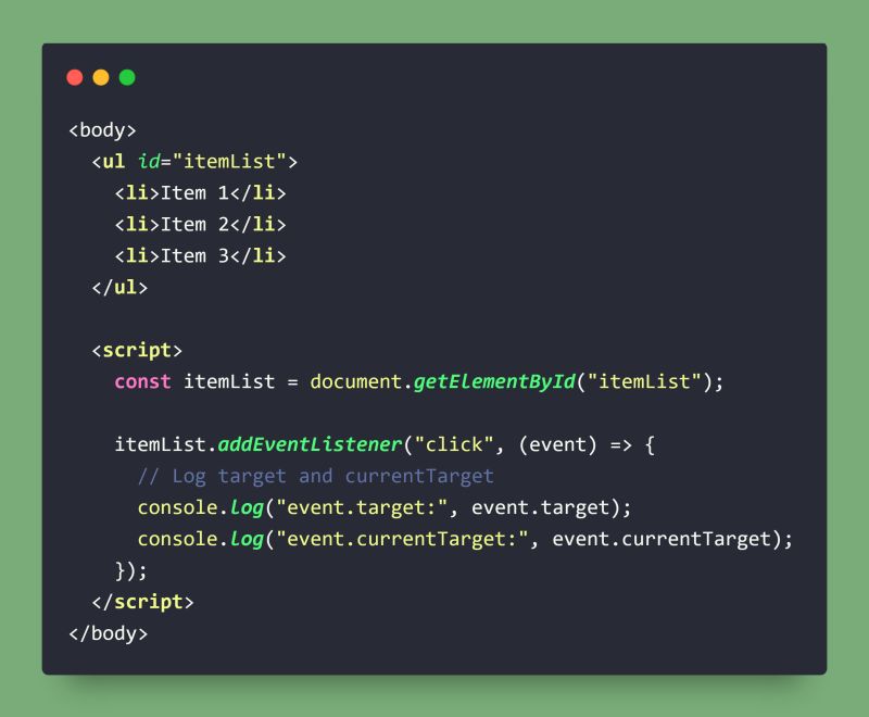 JavaScript Event Handling: event.target v/s event.currentTarget ... JavaScript Event Handling: event.target v/s event.currentTarget ...