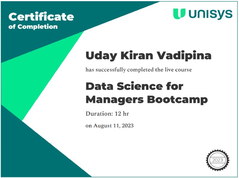 Uday Kiran V on LinkedIn: Uday Kiran V on LinkedIn: