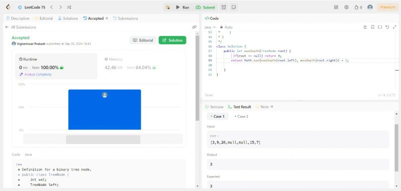 Vigneshwar Prakash on LinkedIn: #java #leetcode #binarytree # ... Vigneshwar Prakash on LinkedIn: #java #leetcode #binarytree # ...