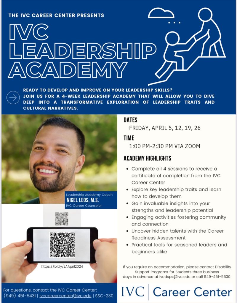 Amanda Romero-Smith, Ed.D. on LinkedIn: Calling all IVC Students ... Amanda Romero-Smith, Ed.D. on LinkedIn: Calling all IVC Students ...