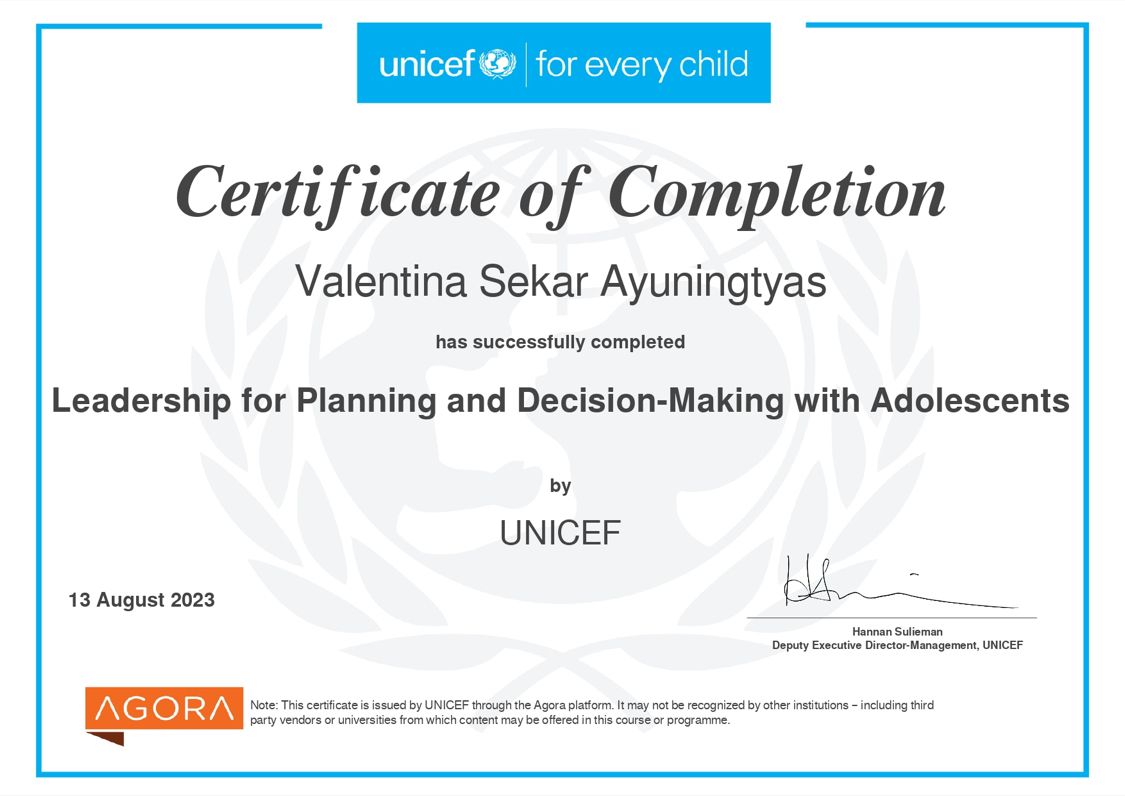 Valentina Sekar Ayuningtyas on LinkedIn: Delighted to announce my ... Valentina Sekar Ayuningtyas on LinkedIn: Delighted to announce my ...