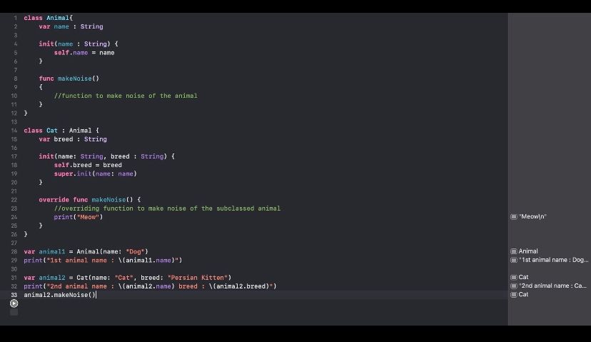 Swift Class Inheritance! | Deep Raj C. Swift Class Inheritance! | Deep Raj C.