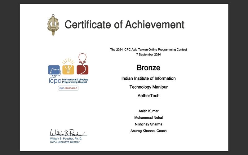 Anish kumar on LinkedIn: #icpc #codingcontest #teamwork #achievement # ... Anish kumar on LinkedIn: #icpc #codingcontest #teamwork #achievement # ...