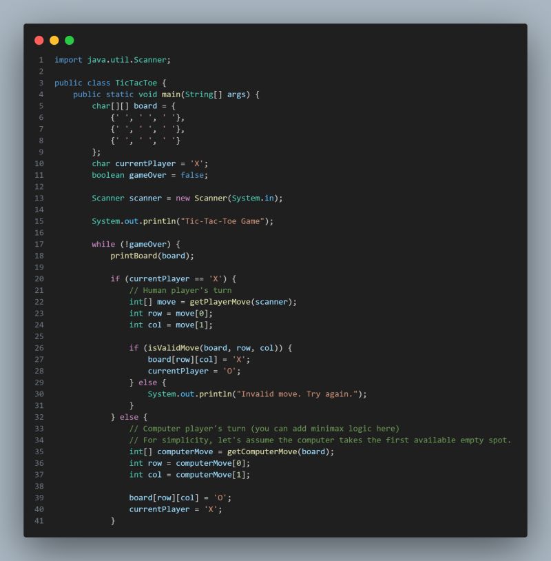 Raksith S on LinkedIn: The Tic-Tac-Toe problem is a classic two-player ... Raksith S on LinkedIn: The Tic-Tac-Toe problem is a classic two-player ...