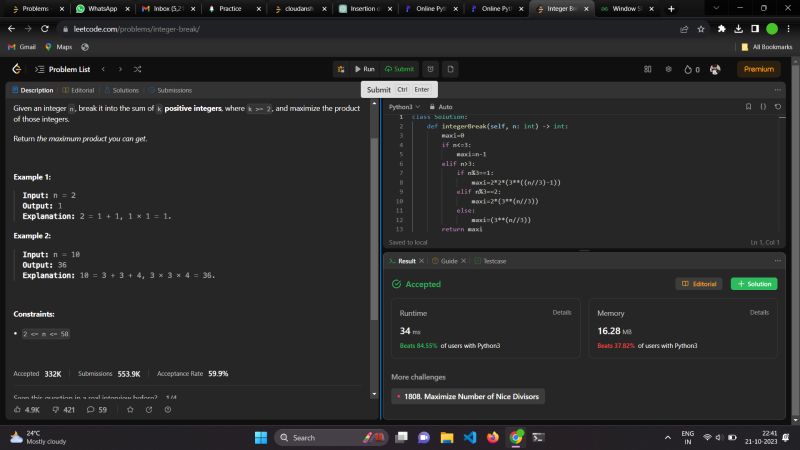 Ansh Vajpai on LinkedIn: #leetcode #codingmilestone #neverstoplearning Ansh Vajpai on LinkedIn: #leetcode #codingmilestone #neverstoplearning