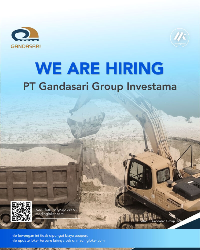 Madingloker Official on LinkedIn: Lowongan Kerja PT Gandasari Group ... Madingloker Official on LinkedIn: Lowongan Kerja PT Gandasari Group ...