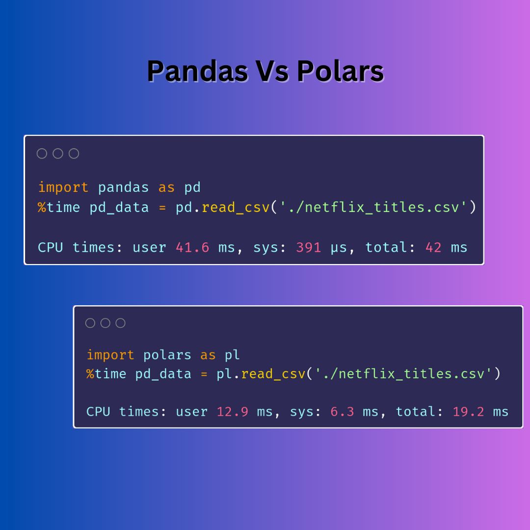 Diana M. on LinkedIn: #pandas #polars #python #machinelearning # ... Diana M. on LinkedIn: #pandas #polars #python #machinelearning # ...