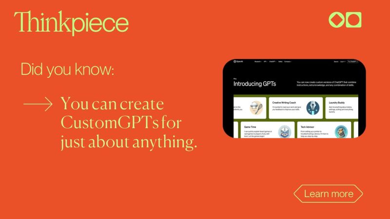 Thinkpiece on LinkedIn: Introducing GPTs Thinkpiece on LinkedIn: Introducing GPTs