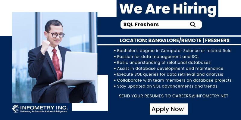 #sqljobs #sqldeveloper #database #itjobs #entryleveljobs #sqlfresher ... #sqljobs #sqldeveloper #database #itjobs #entryleveljobs #sqlfresher ...