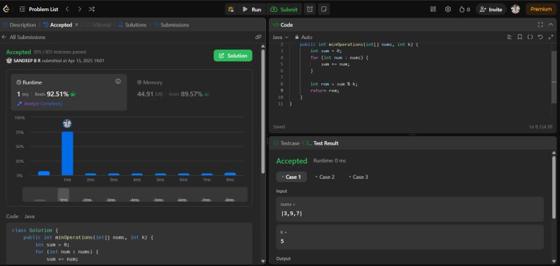 #50daysofcode #leetcode #java #mathincode #divisibility #problemsolving ... #50daysofcode #leetcode #java #mathincode #divisibility #problemsolving ...