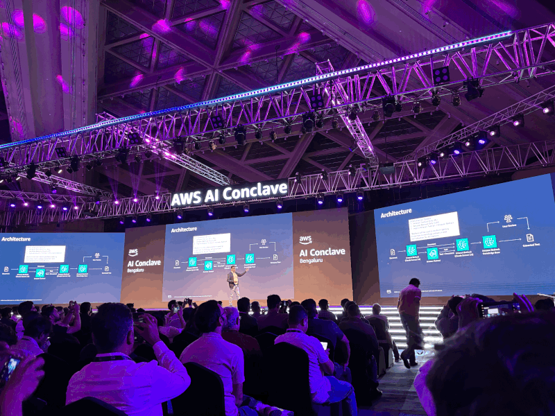 Vibho Sharma on LinkedIn: #ai #generativeai #aws #innovation #aiconclave Vibho Sharma on LinkedIn: #ai #generativeai #aws #innovation #aiconclave