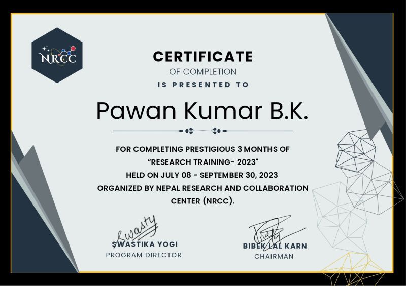 Pawan Kumar B.K. on LinkedIn: #nrcc #research_training #python #latex # ... Pawan Kumar B.K. on LinkedIn: #nrcc #research_training #python #latex # ...