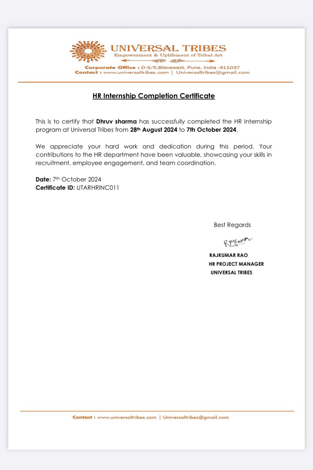 Dhruv Sharma on LinkedIn: Hey connections! I’m proud to share that I ... Dhruv Sharma on LinkedIn: Hey connections! I’m proud to share that I ...