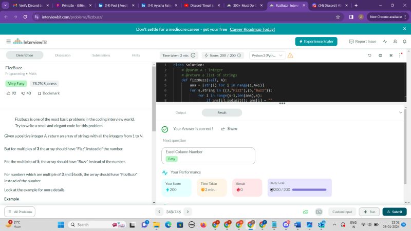 Ayesha Fatima a on LinkedIn: #scalerdiscord #codewithscaler ... Ayesha Fatima a on LinkedIn: #scalerdiscord #codewithscaler ...