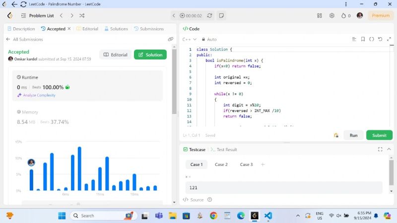 Omkar Kardel on LinkedIn: just solved the leetcode problem. Omkar Kardel on LinkedIn: just solved the leetcode problem.