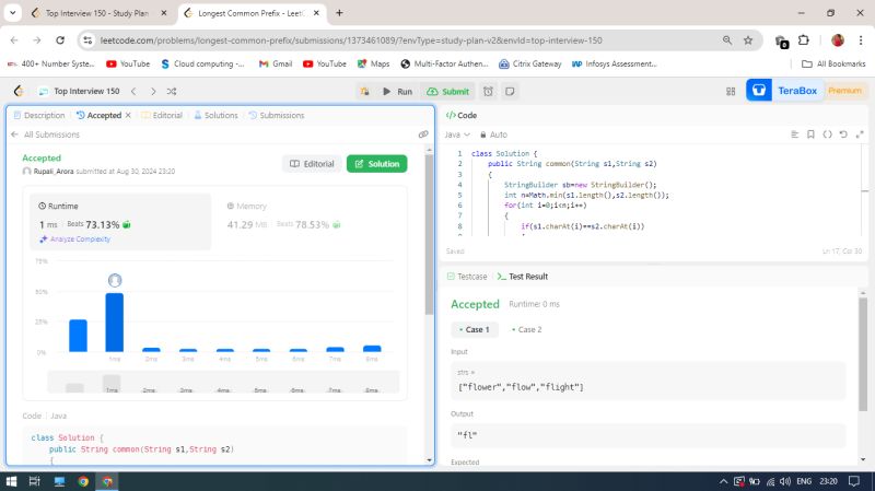Rupali Arora on LinkedIn: #leetcode #coding #problemsolving Rupali Arora on LinkedIn: #leetcode #coding #problemsolving