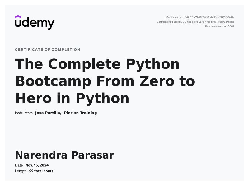 Narendra Parasar on LinkedIn: #python #programming #coding # ... Narendra Parasar on LinkedIn: #python #programming #coding # ...