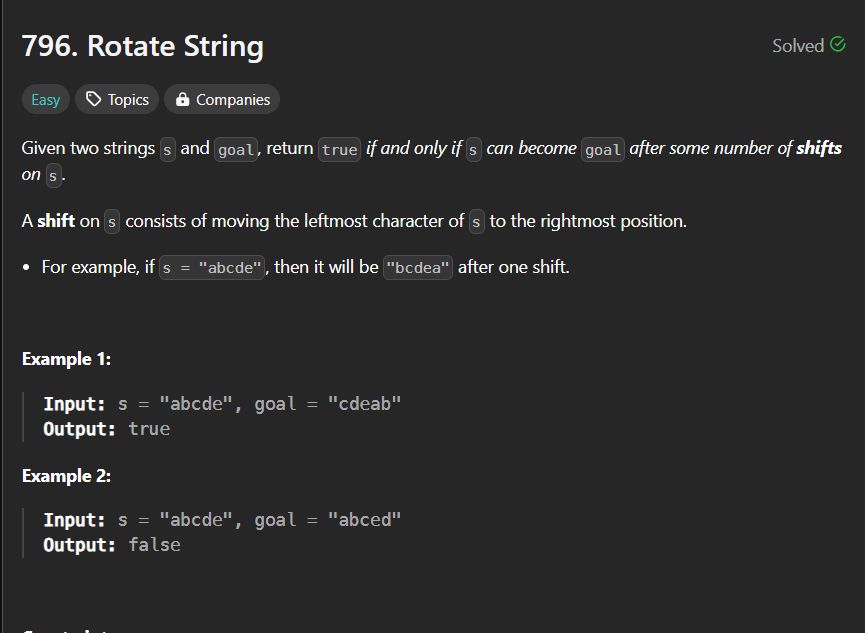 Pranjal Jain on LinkedIn: #100daysofcode #java #leetcode #rotatestring ... Pranjal Jain on LinkedIn: #100daysofcode #java #leetcode #rotatestring ...