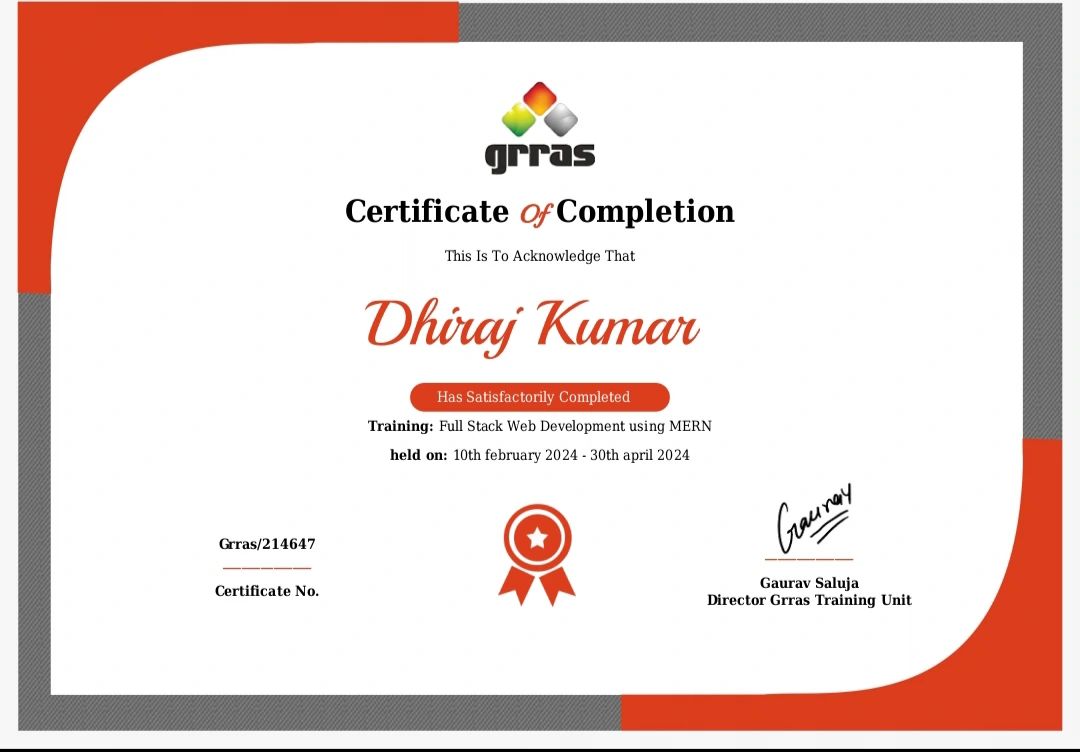 Dhiraj Kumar on LinkedIn: #fullstack #mern #html #css #js #reactjs # ... Dhiraj Kumar on LinkedIn: #fullstack #mern #html #css #js #reactjs # ...
