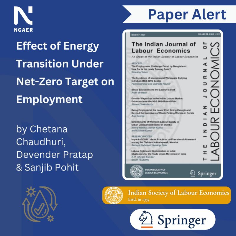 NCAER on LinkedIn: 📢 Journal article alert! NCAER faculty Chetana ... NCAER on LinkedIn: 📢 Journal article alert! NCAER faculty Chetana ...