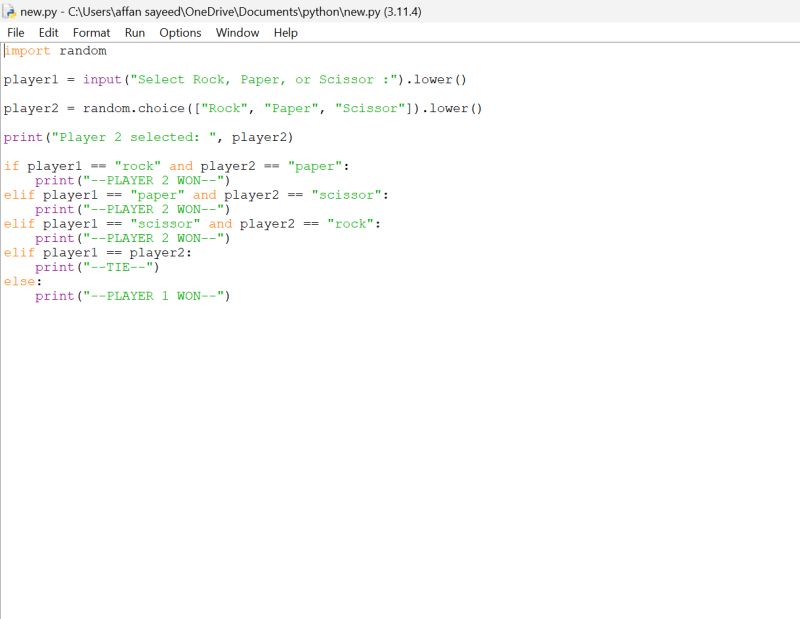 Mohammed Affan Sayeed on LinkedIn: #pythonprogramming #codingproject # ... Mohammed Affan Sayeed on LinkedIn: #pythonprogramming #codingproject # ...