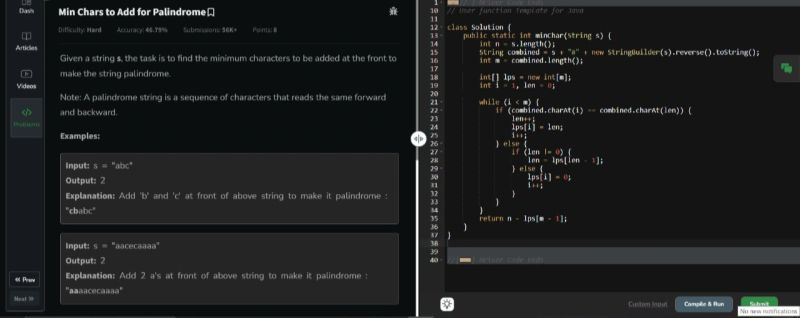 Naveen Prasad N on LinkedIn: #gfg160 #dsa #codingchallenge #gfg160 # ... Naveen Prasad N on LinkedIn: #gfg160 #dsa #codingchallenge #gfg160 # ...