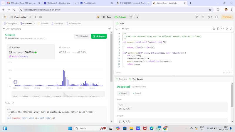 GOWTHAM K on LinkedIn: #100daychallenge #leetcode #cprogramming # ... GOWTHAM K on LinkedIn: #100daychallenge #leetcode #cprogramming # ...