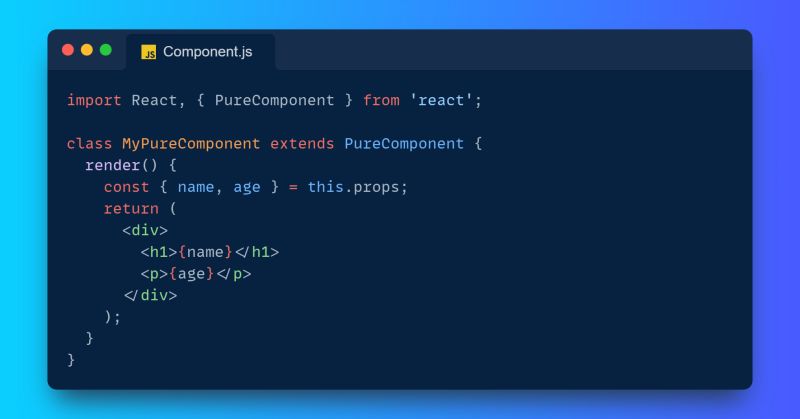 Prasanth Patta on LinkedIn: #purecomponent #react #reactjs #performance Prasanth Patta on LinkedIn: #purecomponent #react #reactjs #performance