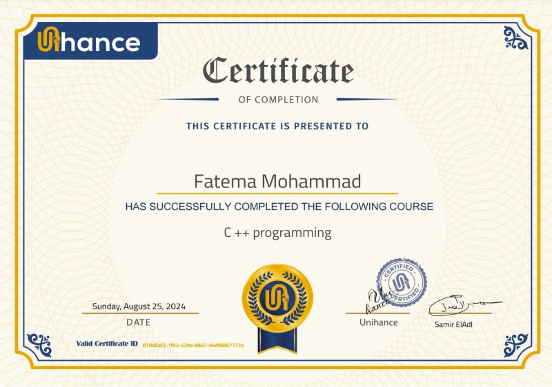 Fatema Mohammad on LinkedIn: #c #programming #continuouslearning # ... Fatema Mohammad on LinkedIn: #c #programming #continuouslearning # ...