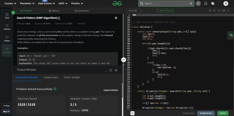 #gfg160 #gfg160 #dsa #codingchallenge #dailycoding #strings #kmp ... #gfg160 #gfg160 #dsa #codingchallenge #dailycoding #strings #kmp ...
