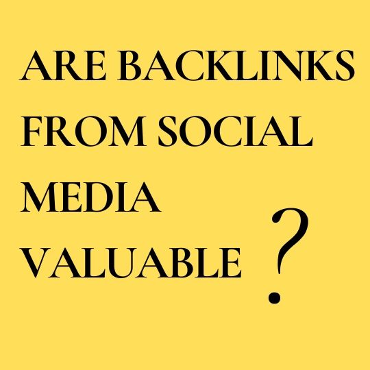 Backlinks from social media can have some value, but their impact on ... Backlinks from social media can have some value, but their impact on ...