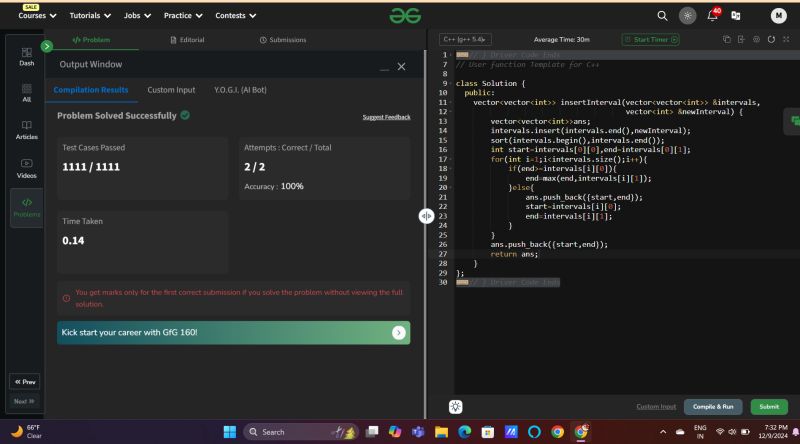 Manish Kumar on LinkedIn: #gfg160 #gfg160 #geekstreak2024 #coding # ... Manish Kumar on LinkedIn: #gfg160 #gfg160 #geekstreak2024 #coding # ...