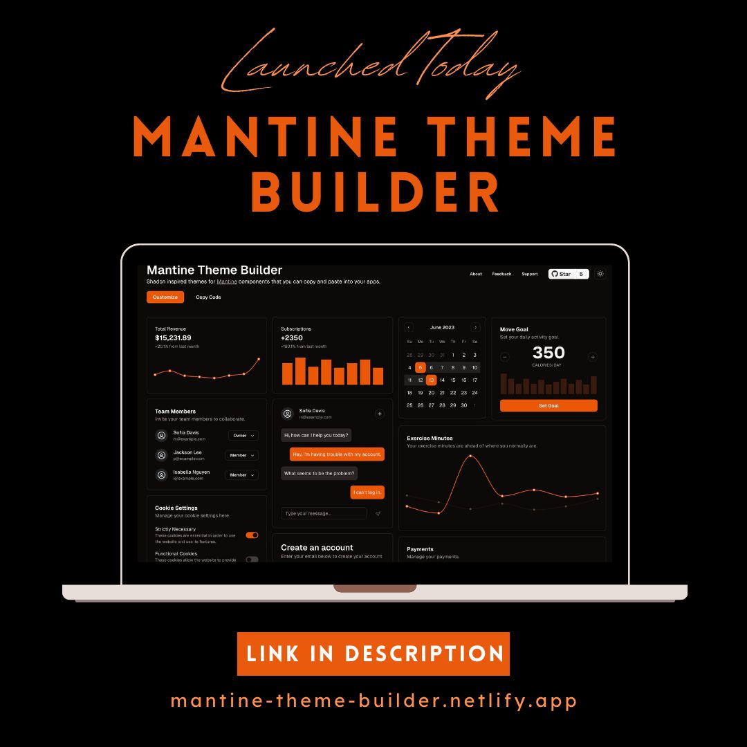 Abhishek S. on LinkedIn: #mantine #react #webdevelopment #ui #ux # ... Abhishek S. on LinkedIn: #mantine #react #webdevelopment #ui #ux # ...