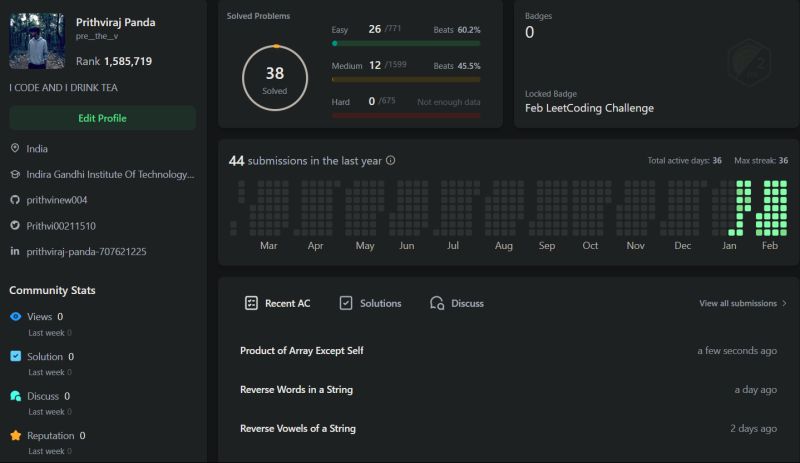 Navigating LeetCode 75 with C++ | Prithviraj Panda posted on the topic ... Navigating LeetCode 75 with C++ | Prithviraj Panda posted on the topic ...