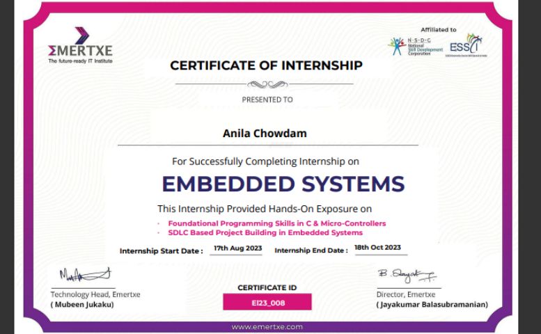 Anila Sankar on LinkedIn: #connections #emertxe Anila Sankar on LinkedIn: #connections #emertxe