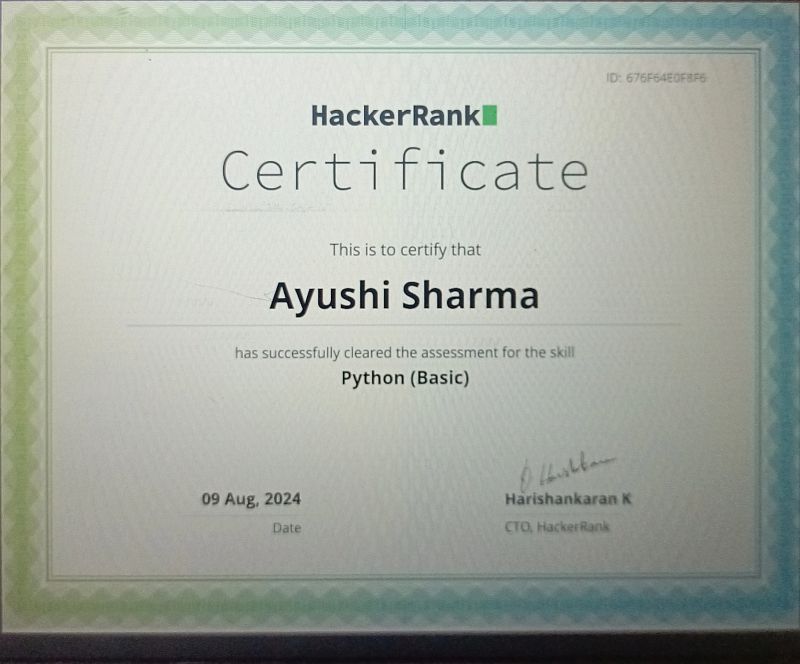 Excited to share that I've earned my Python Basics certification ... Excited to share that I've earned my Python Basics certification ...