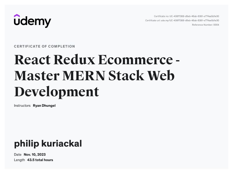 Philip B Kuriackal on LinkedIn: #reactjs #redux #reduxtoolkit #mongodb ... Philip B Kuriackal on LinkedIn: #reactjs #redux #reduxtoolkit #mongodb ...